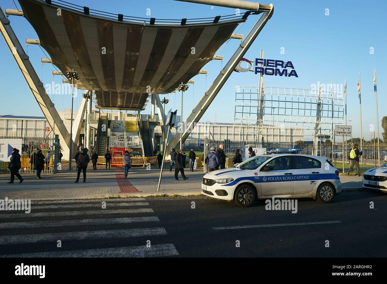 ROME, ITALY Nuova Fiera di Roma, building, designed by architect ...