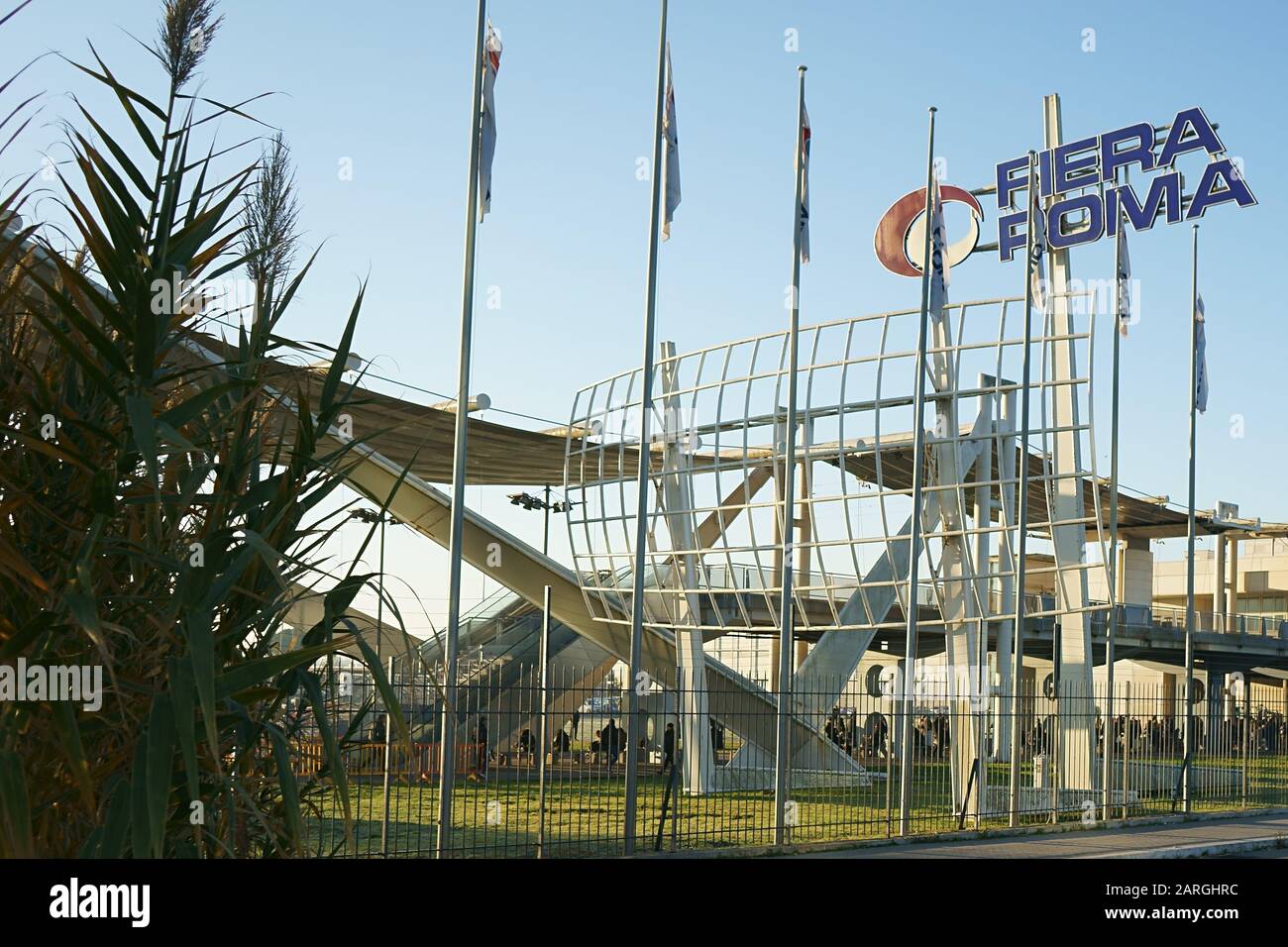 ROME, ITALY Nuova Fiera di Roma, building, designed by architect ...