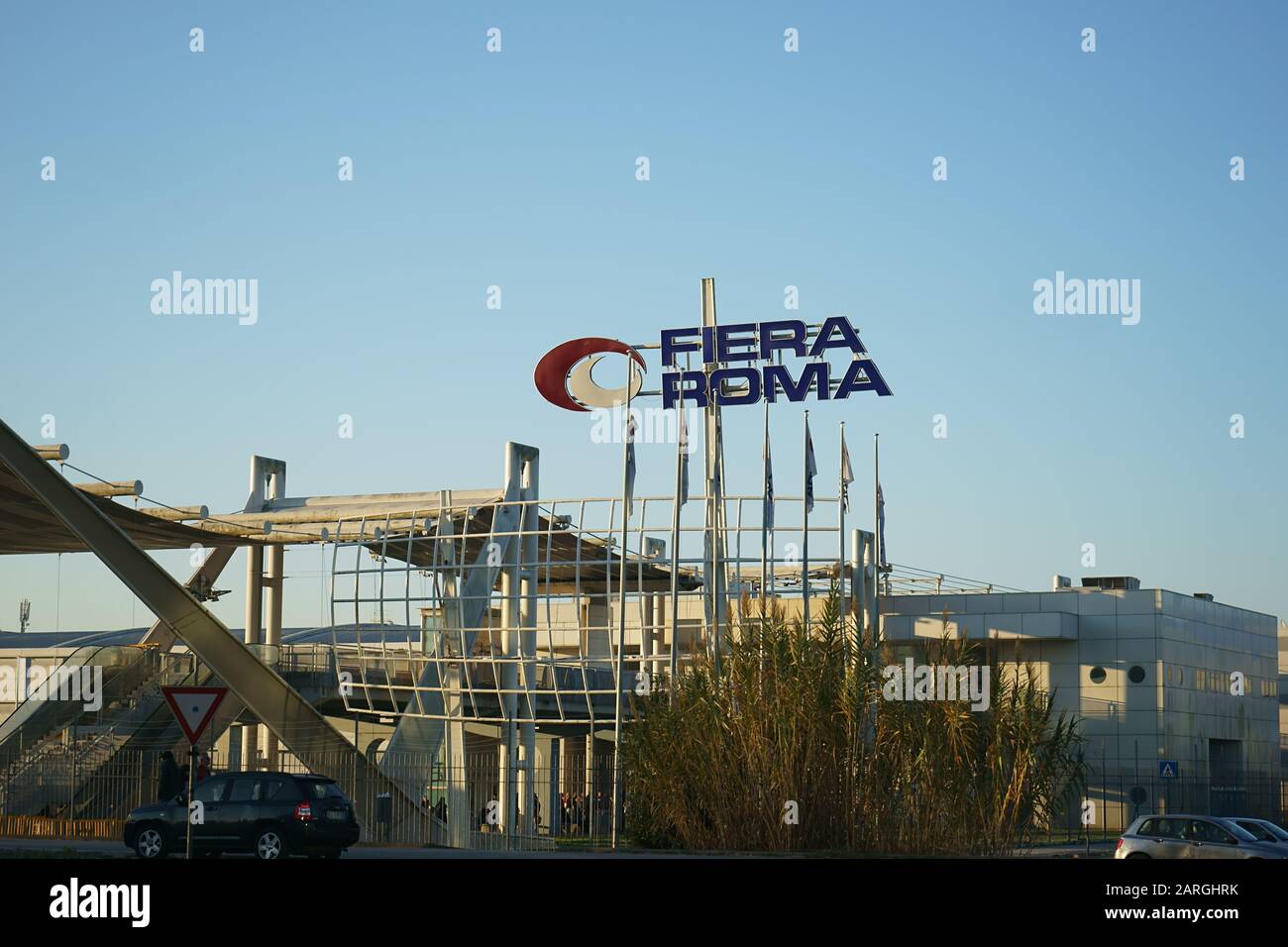 ROME, ITALY Nuova Fiera di Roma, building, designed by architect ...
