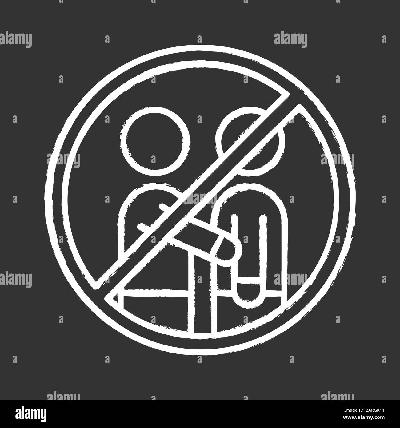 Disease precaution sign Black and White Stock Photos & Images - Alamy
