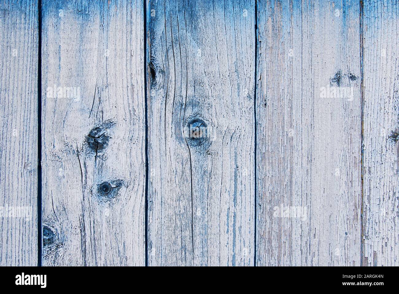 Weathered wooden wall covered with pale blue paint Stock Photo - Alamy