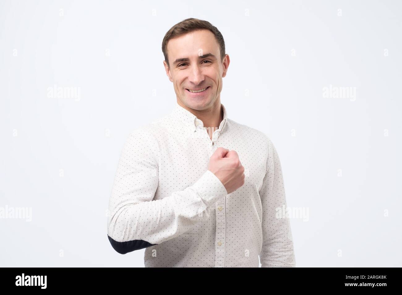 Delight winner celebration hi-res stock photography and images - Alamy