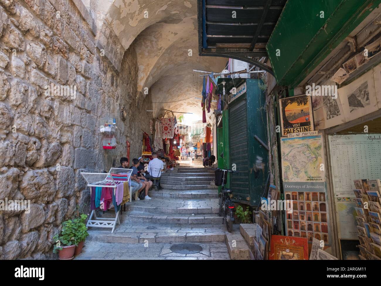 Covered market jerusalem israel middle hi-res stock photography and ...