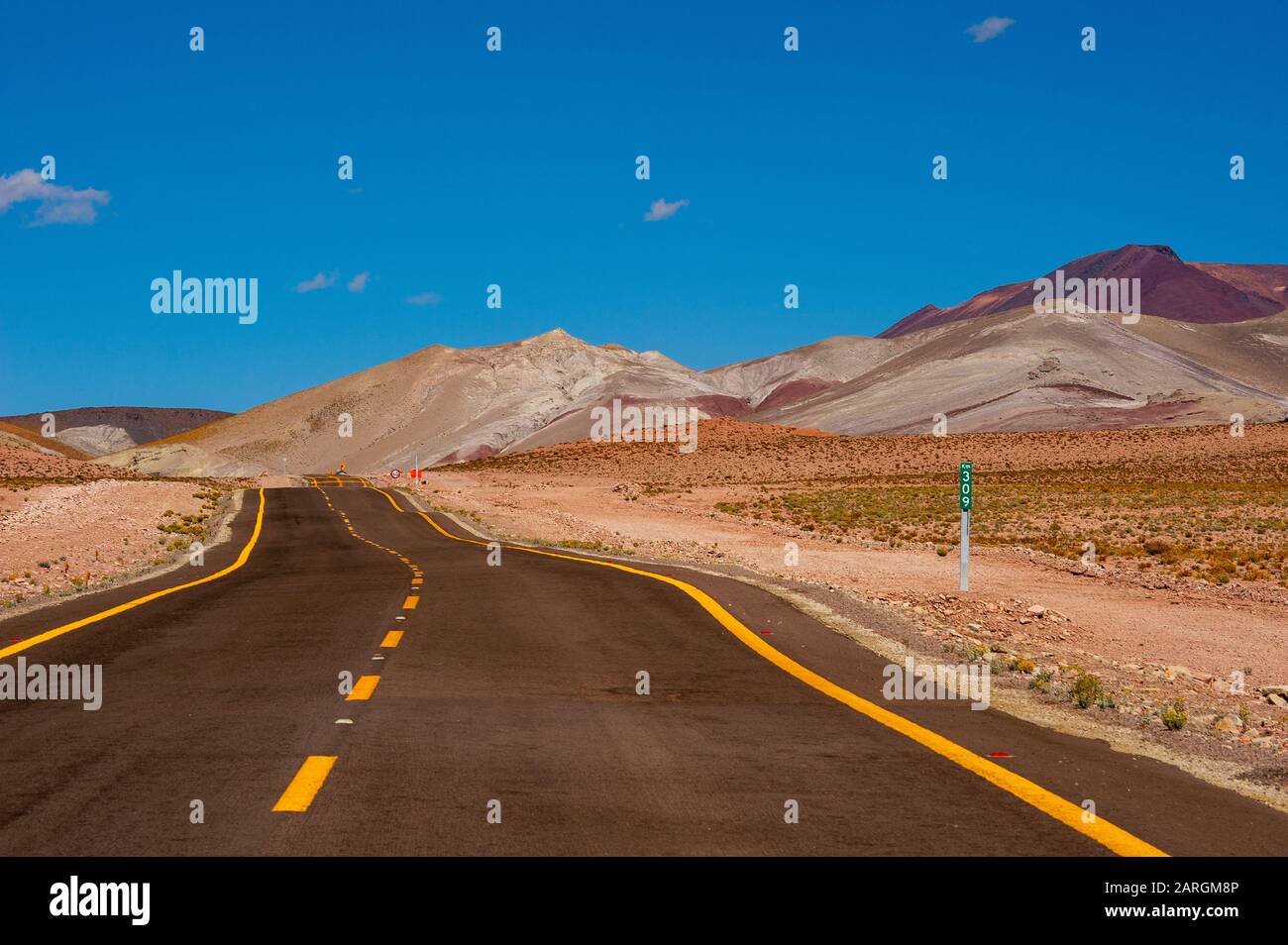 Landscape on the Ruta 23, Paso Sico to San Pedro de Atacama, Atacama ...