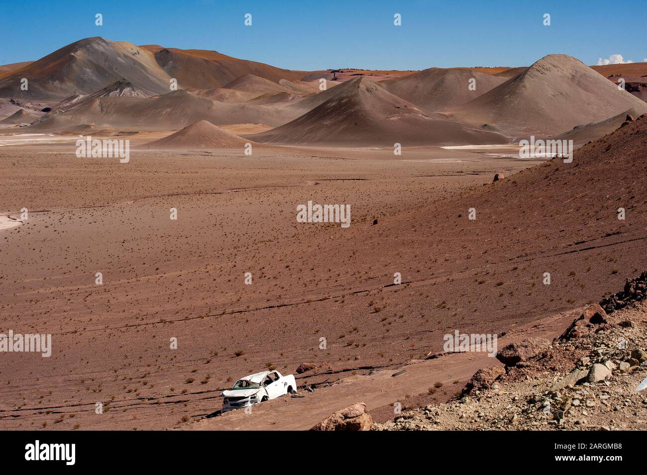 Landscape on the Ruta 23, Paso Sico to San Pedro de Atacama, Atacama ...