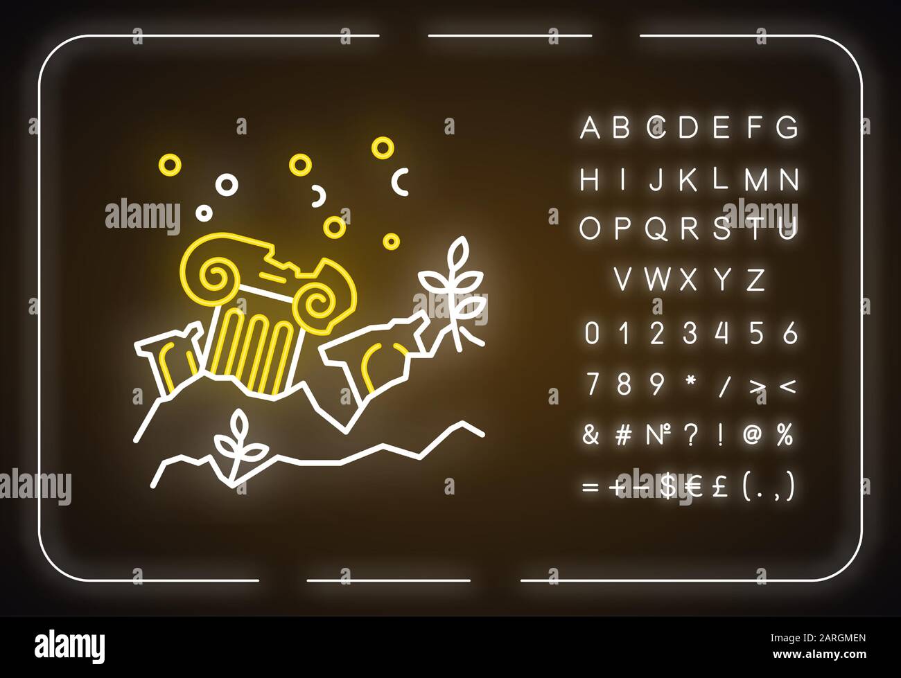 Ruins ancient city on Stock Vector Images - Alamy