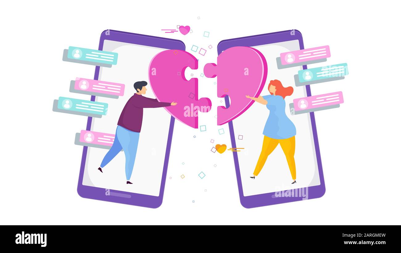 Chat lovers Stock Vector Images - Alamy