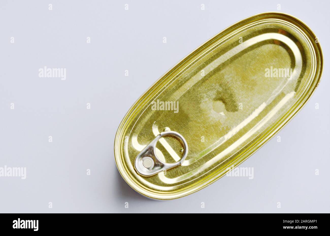 tin food canned with opener on white background Stock Photo - Alamy