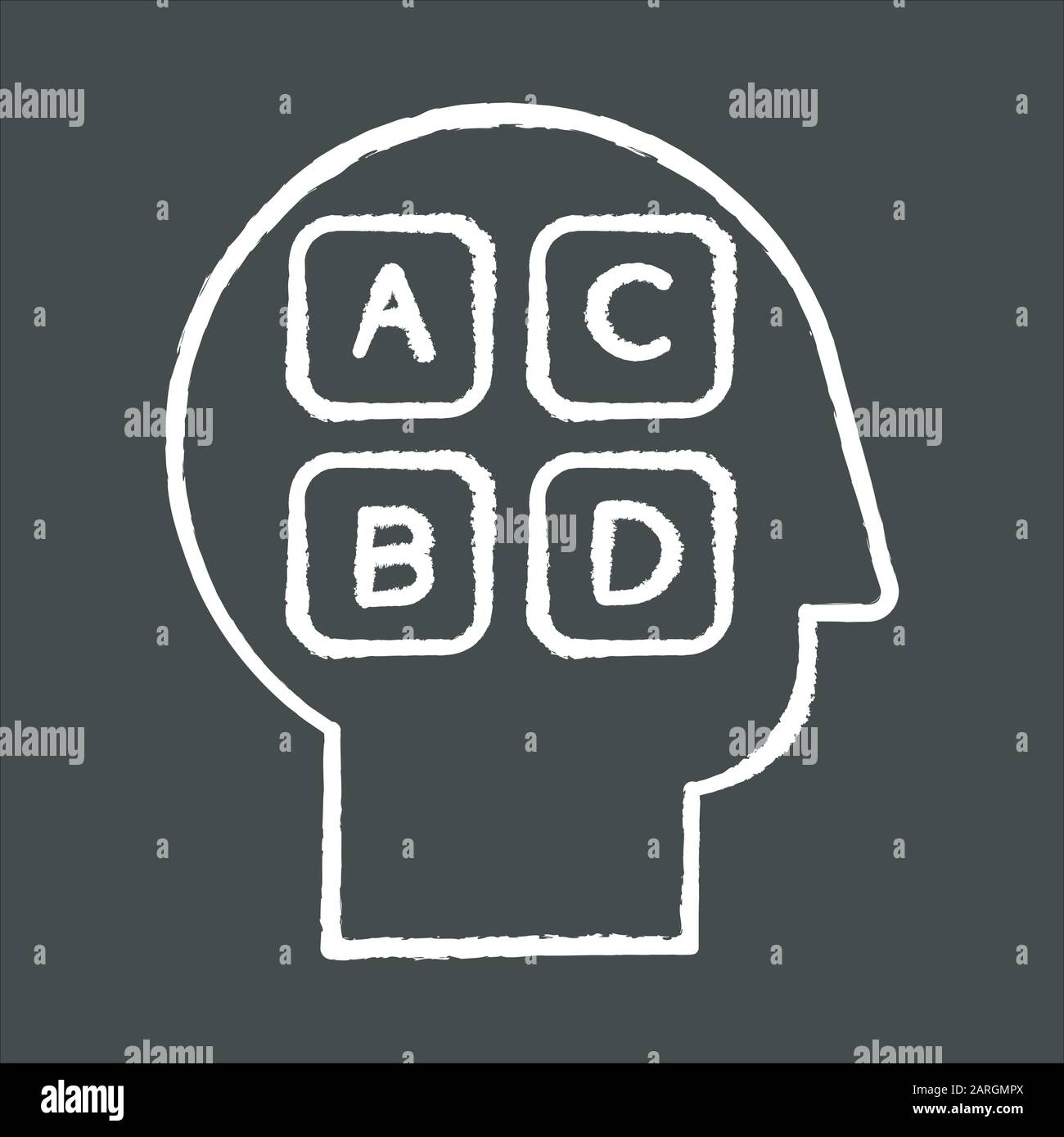 Social survey chalk icon. Public opinion. Research. Consumer review ...