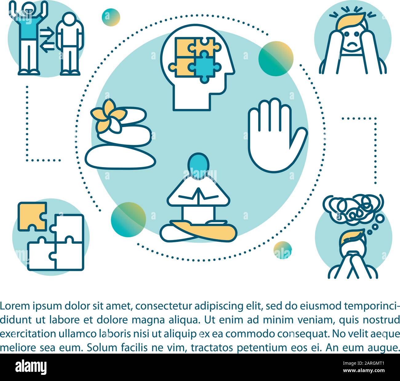 Calming techniques vector vectors hi-res stock photography and images ...