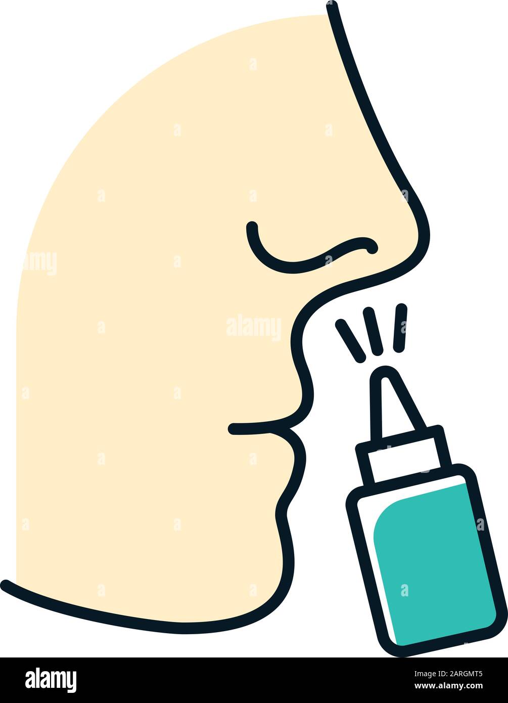 Nasal drip Stock Vector Images - Alamy