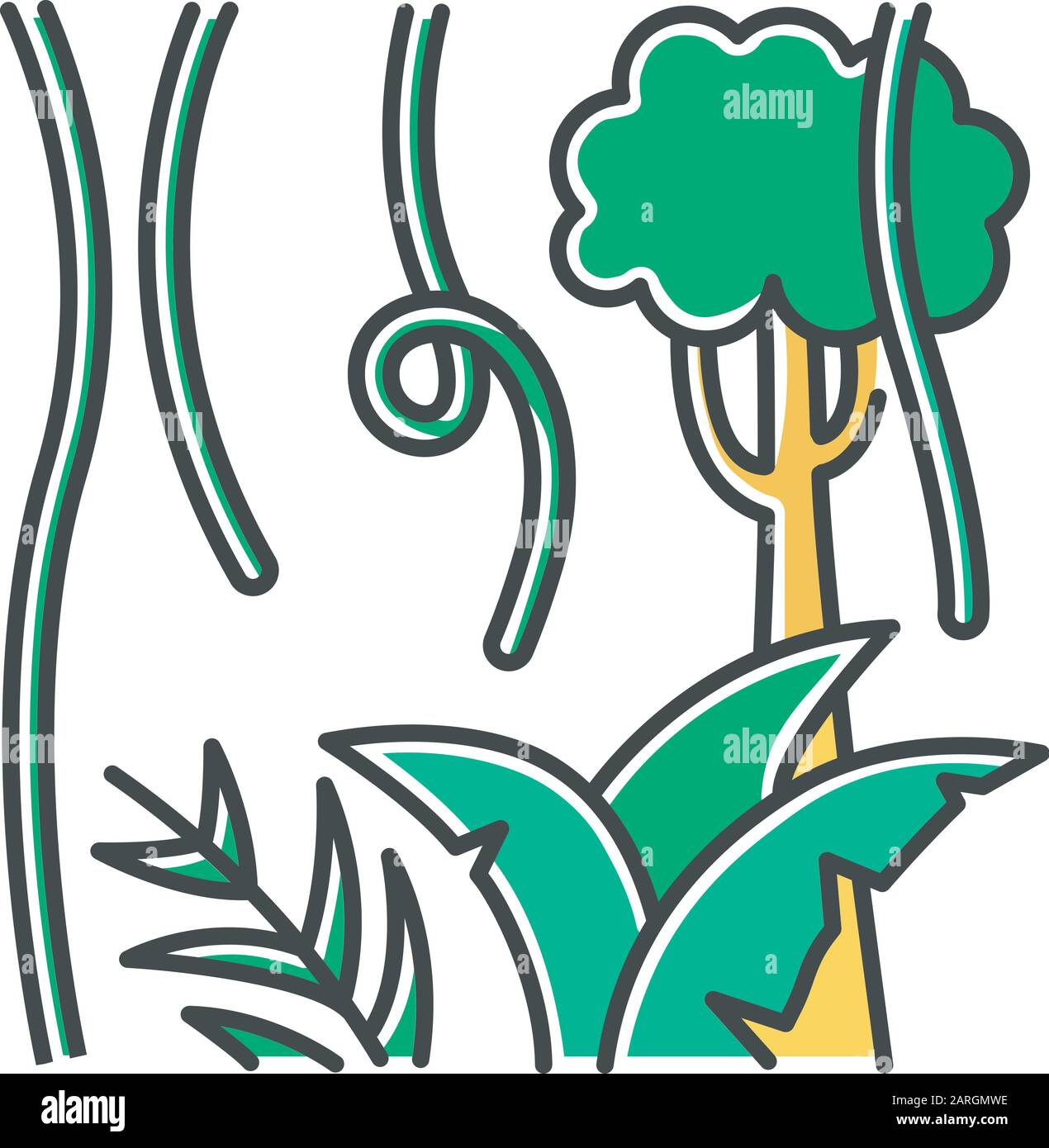 Bali vines Stock Vector Images - Alamy