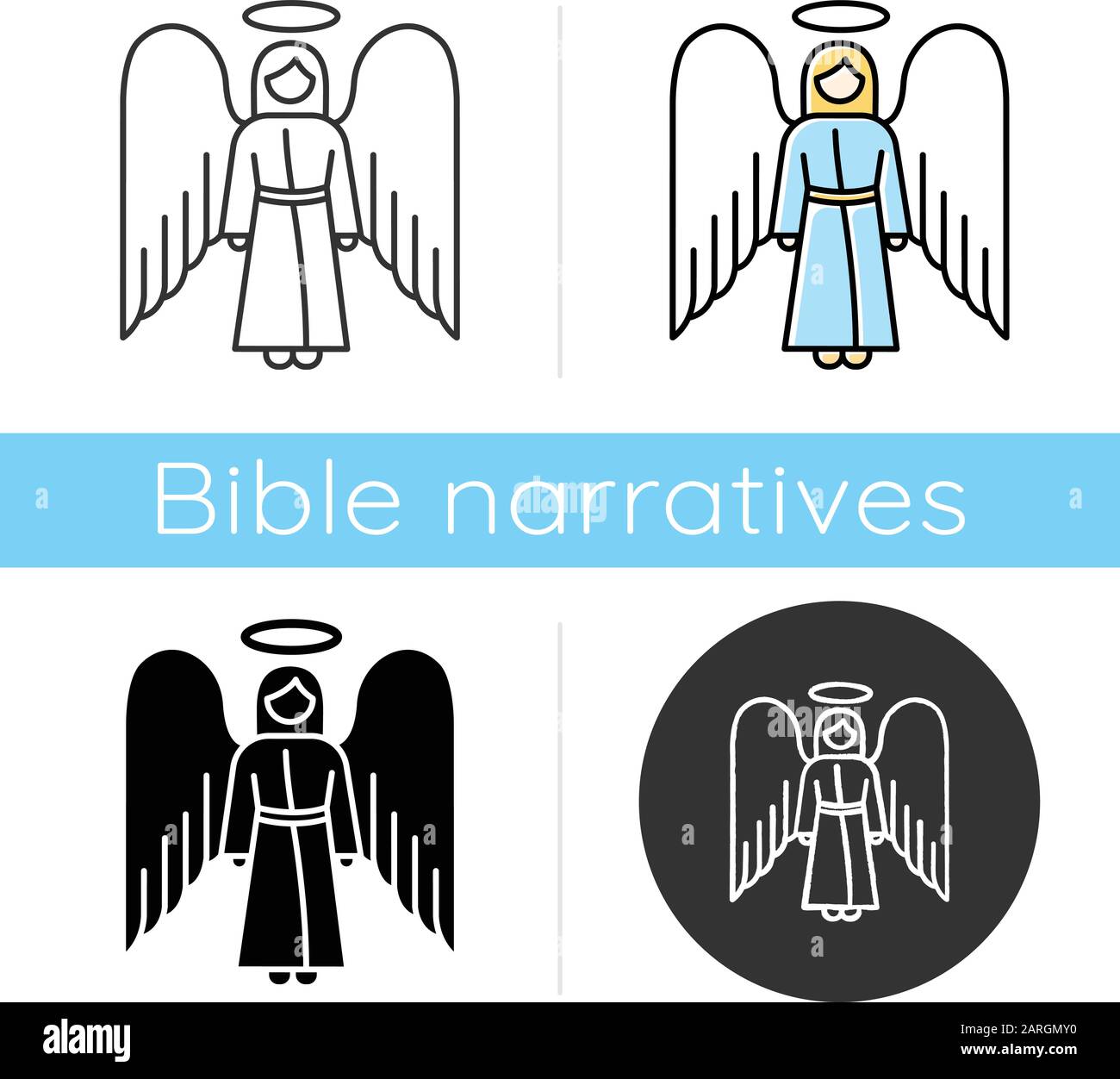 Divine messenger Stock Vector Images - Alamy