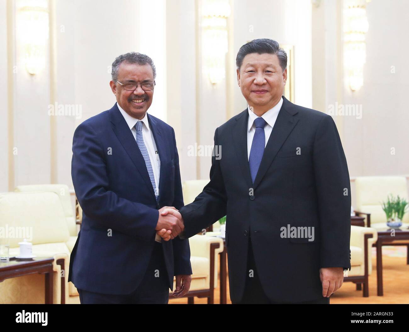 Who president tedros adhanom hi-res stock photography and images - Alamy