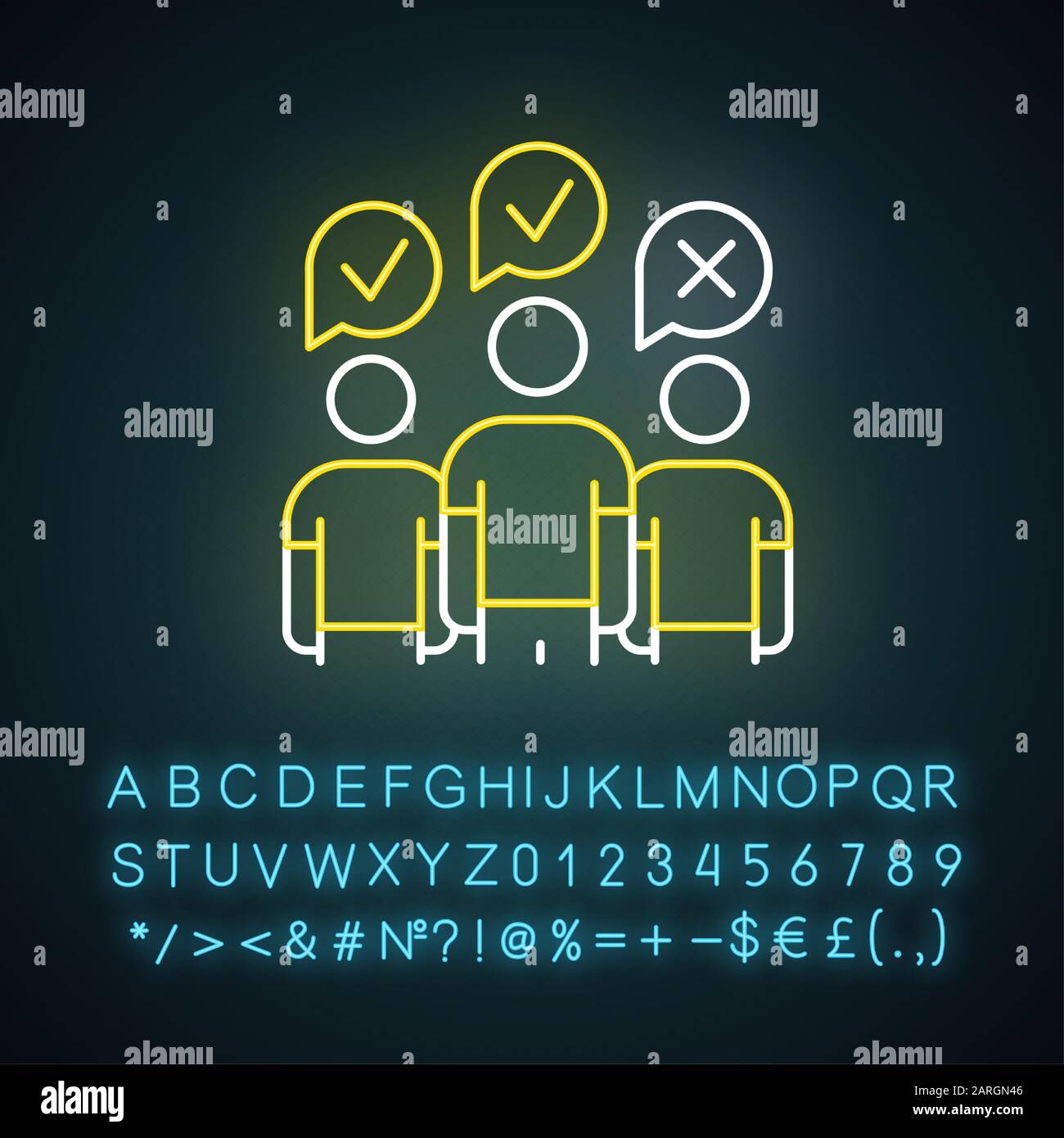 Community survey neon light icon. Group administered questionnaire ... Community survey neon light icon. Group administered questionnaire ...