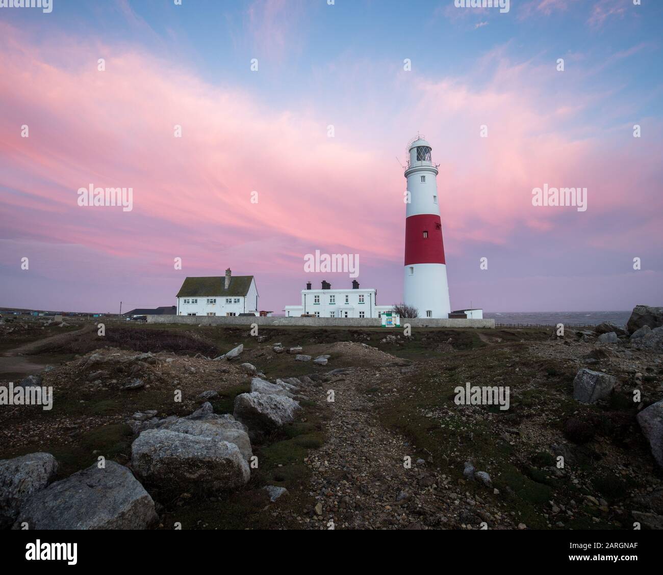 Portland lighthouse storm hi-res stock photography and images - Alamy