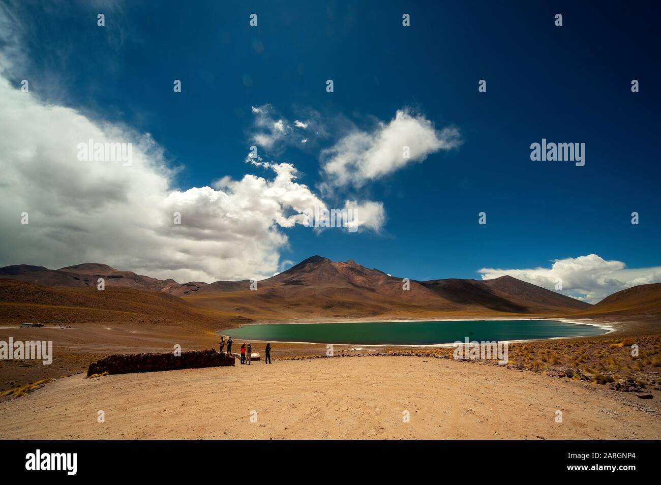 Miniques Lake, Altiplanic Lakes, Atacama Desert, Chile Stock Photo - Alamy