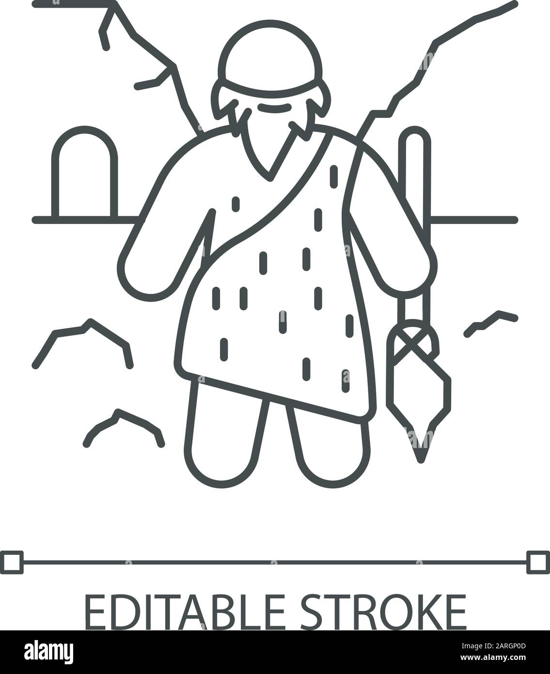 Neanderthal caveman Black and White Stock Photos & Images - Alamy