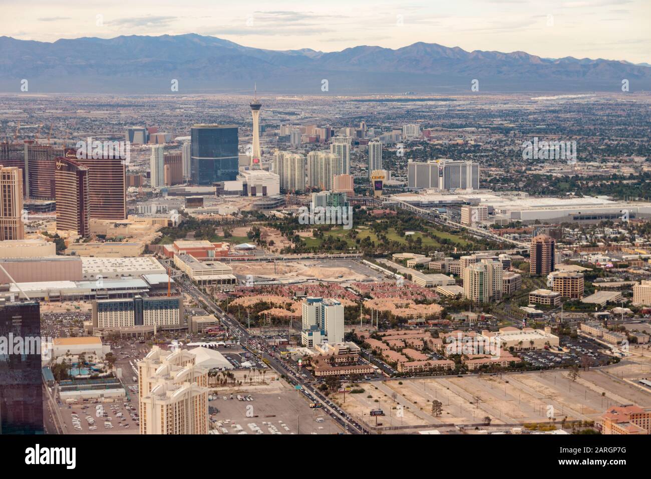 Aerial view of the Las Vegas Strip Stock Photo - Alamy