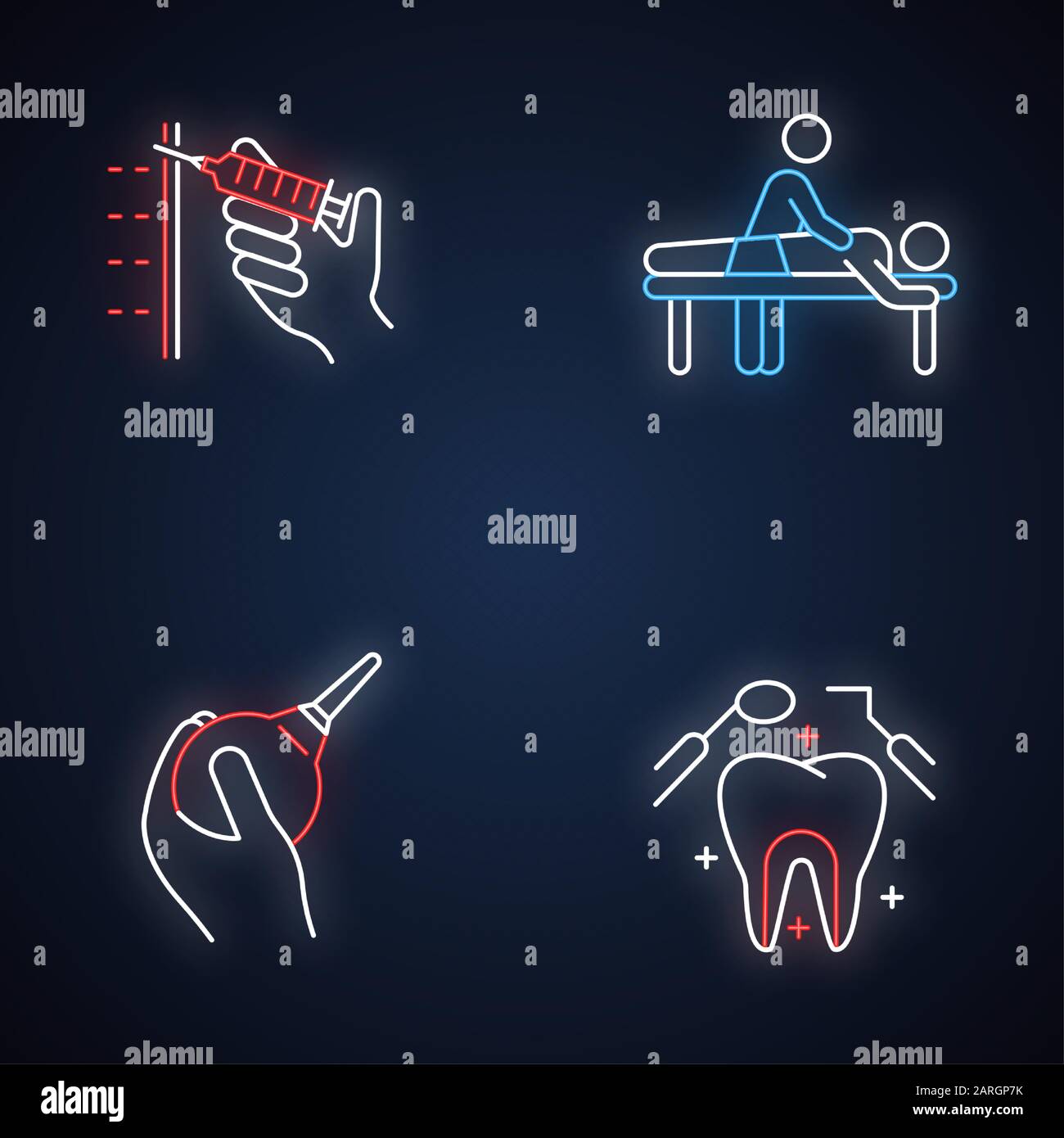 Injection procedure Stock Vector Images - Alamy