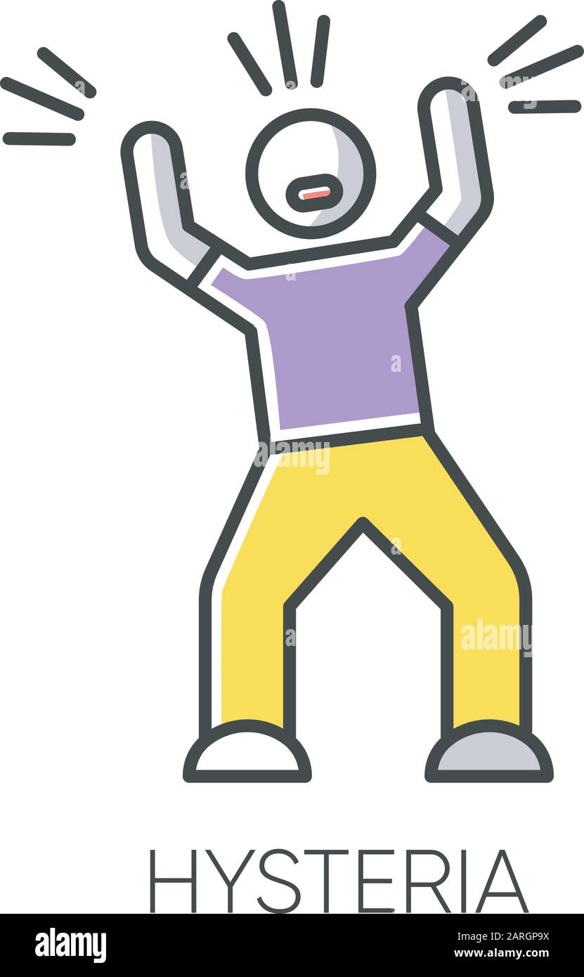 Hysterical vector vectors Stock Vector Images - Alamy