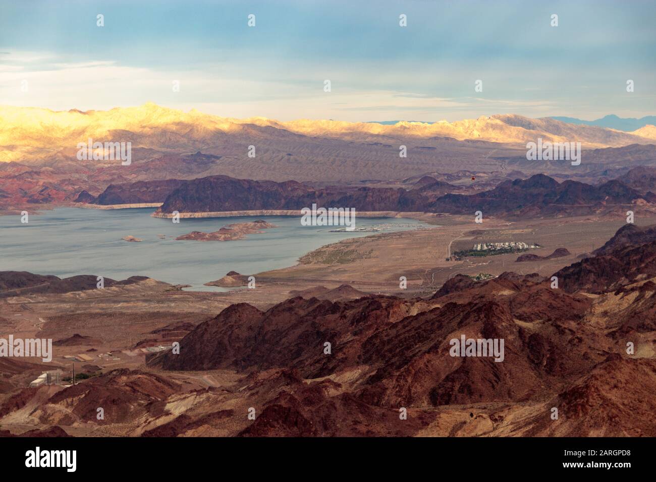 Aerial view of Lake Mead Stock Photo - Alamy
