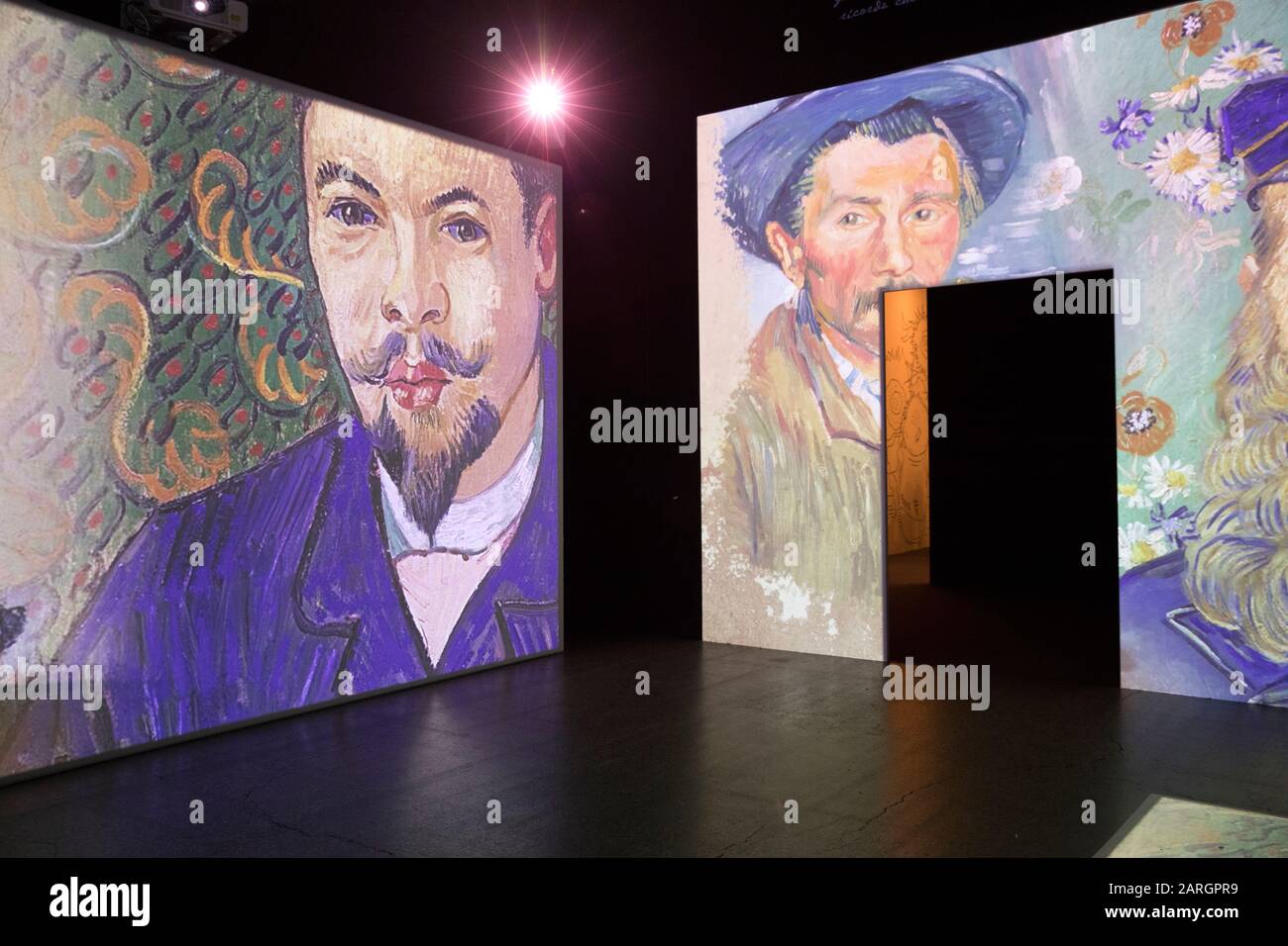 Multimedia exhibition by Vincent Van Gogh, Lugano, Switzerland, Europe ...