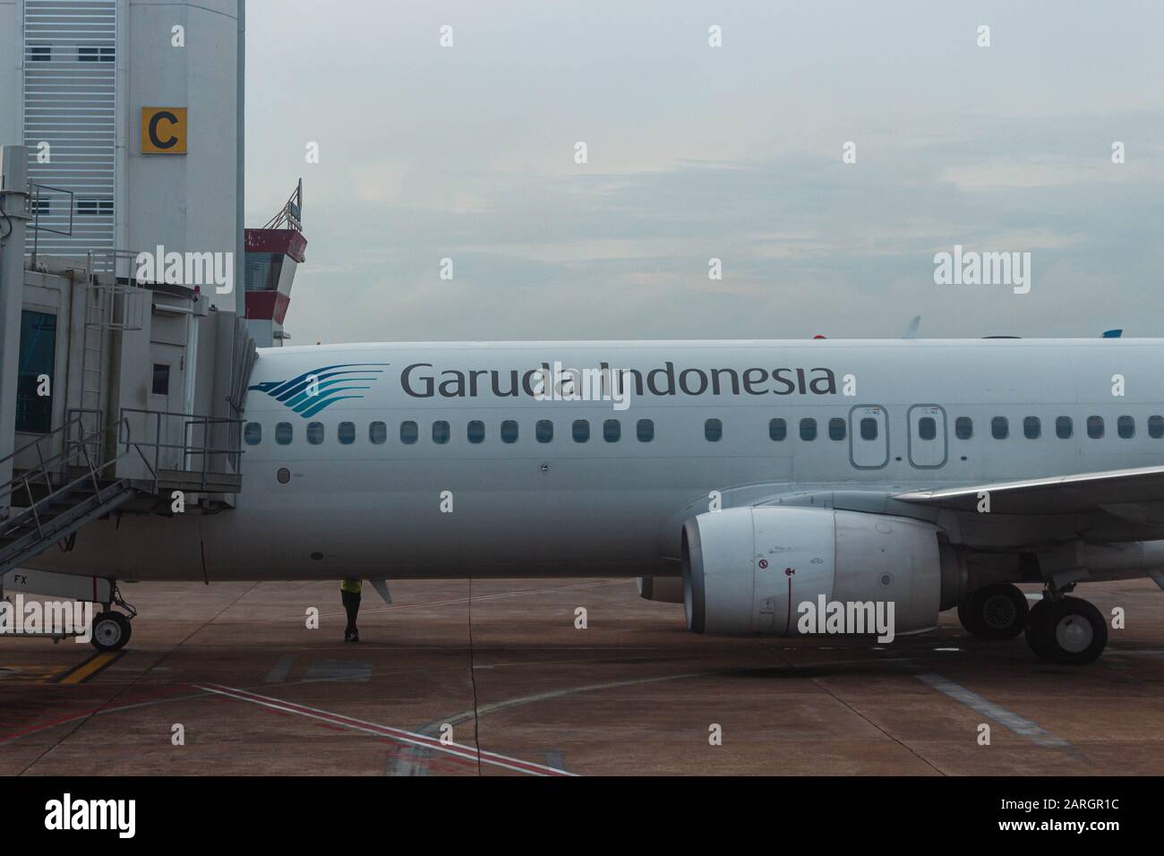 Garuda Indonesia PK-GFX Boeing 737-8U3(WL) at Supadio International ...