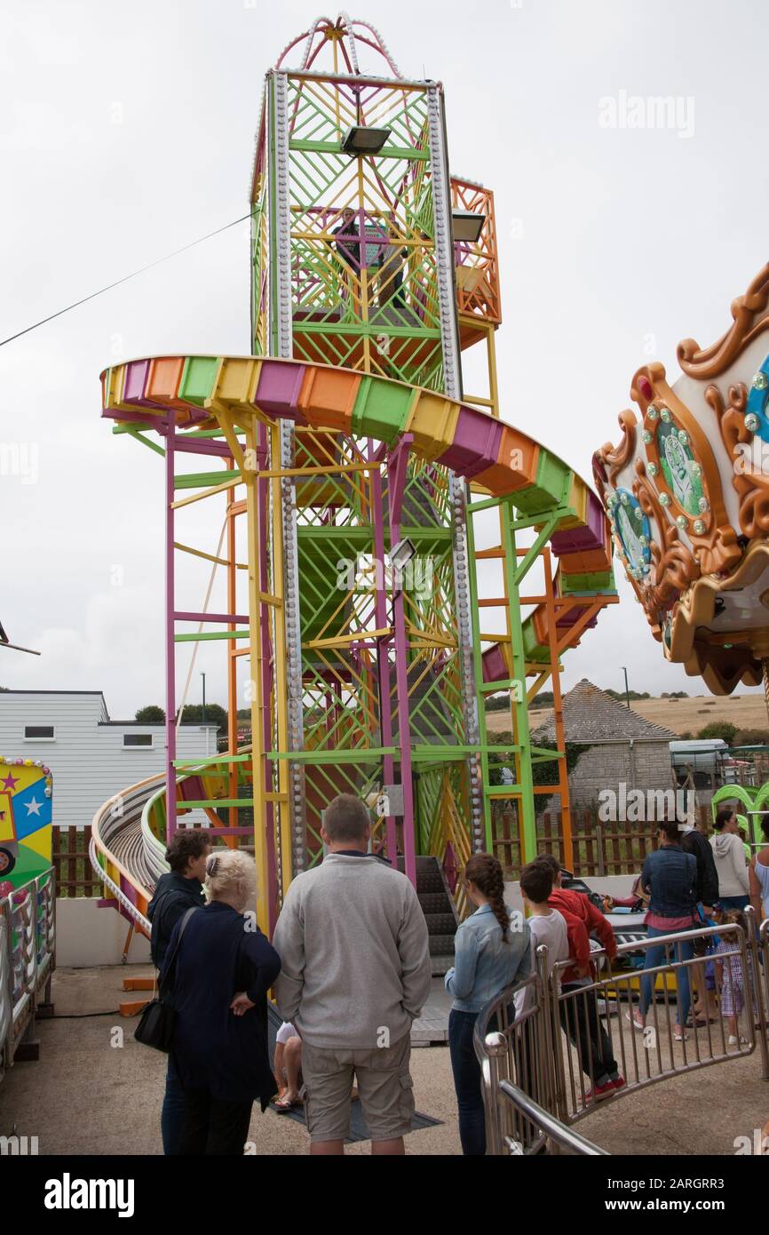 Fairground ride weymouth hi-res stock photography and images - Alamy