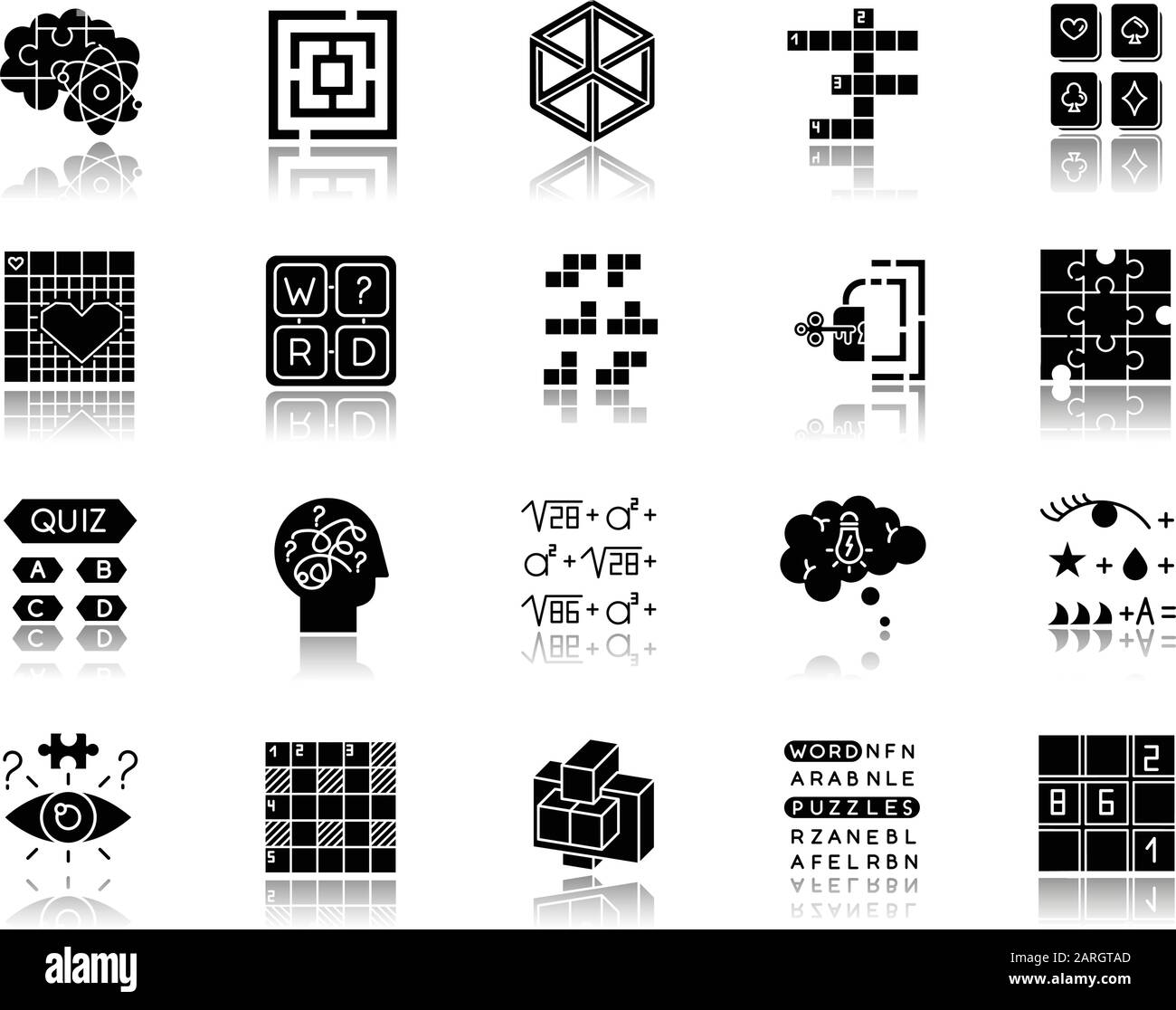 Cast puzzle Black and White Stock Photos & Images - Alamy