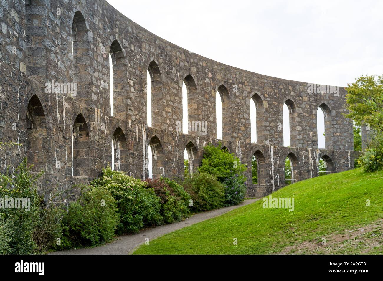 McCaig's tower. Landmark of Oban. Hebrides islands, Scotland Stock ...