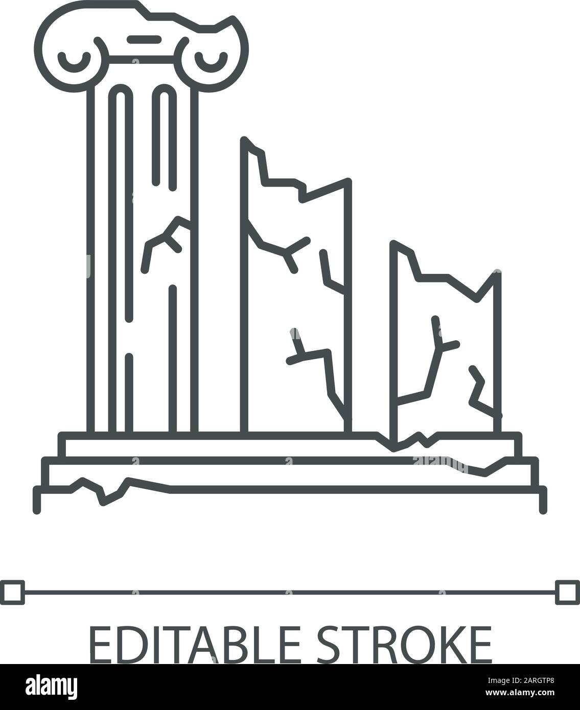 Facade ruins Cut Out Stock Images & Pictures - Alamy