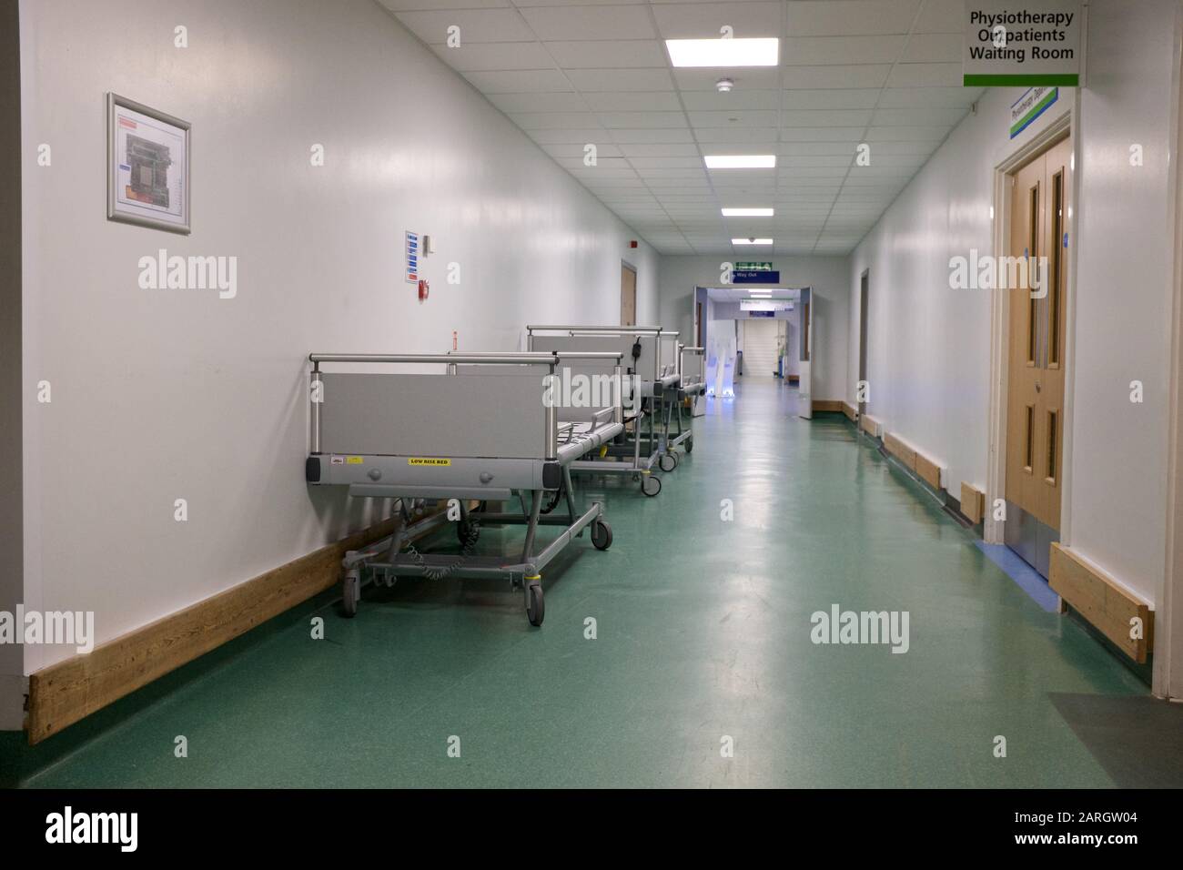 Hospital beds corridor hospital hi-res stock photography and images - Alamy