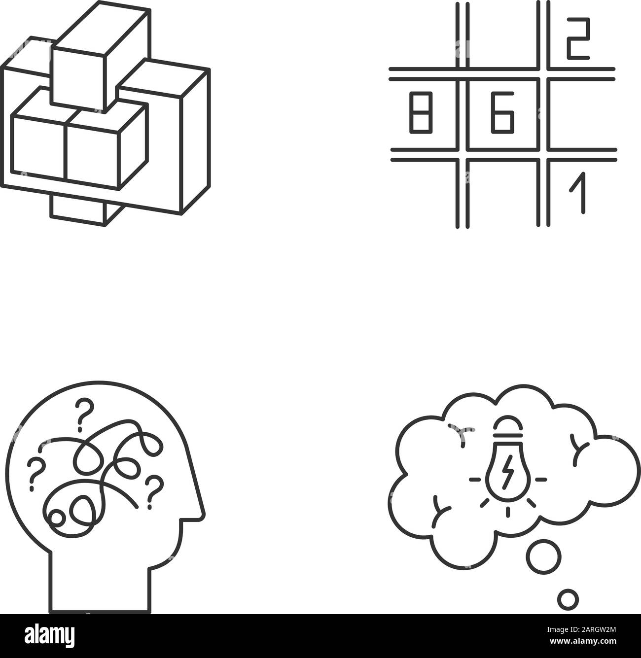 Mechanical Puzzle Black And White Stock Photos Images Alamy