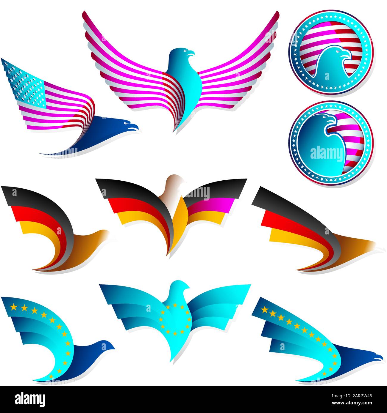 Pigeon medal Stock Vector Images - Alamy