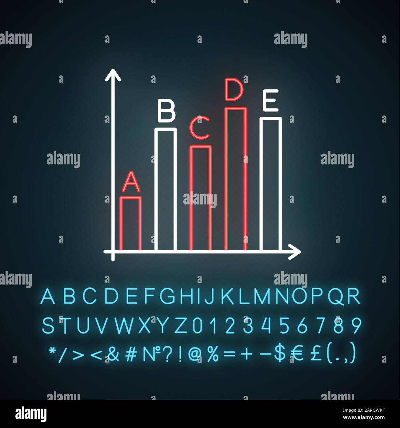 Survey statistics neon light icon. Data analysis, information ... Survey statistics neon light icon. Data analysis, information ...