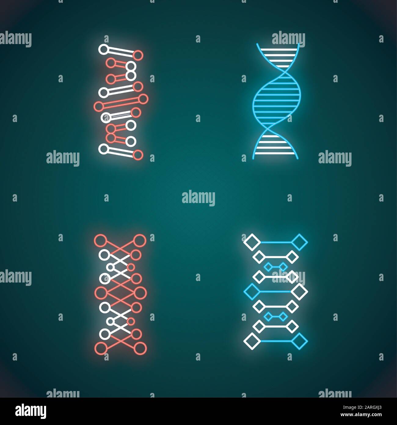 Dna chains Stock Vector Images - Alamy