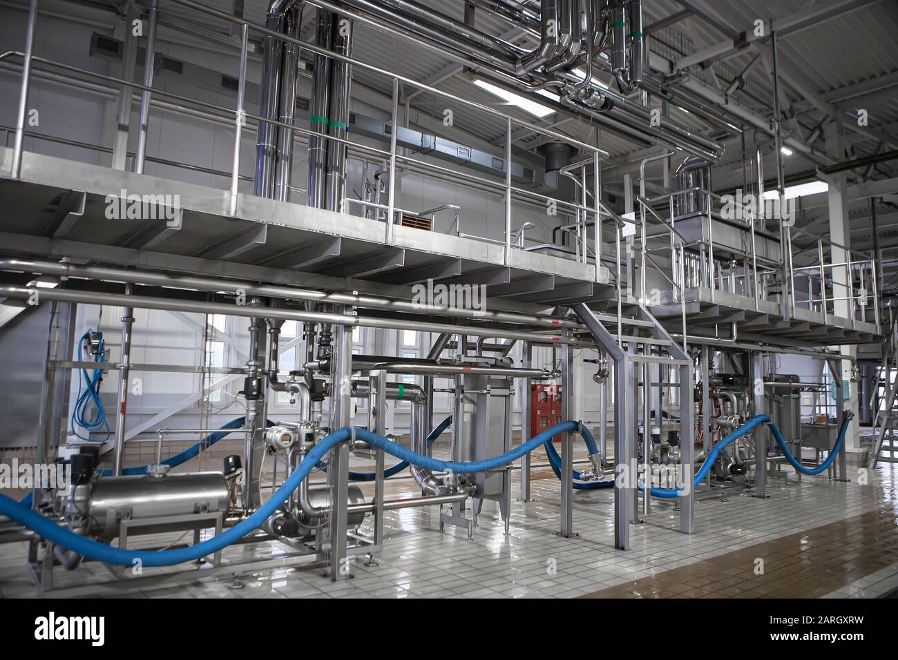 food industry, processing of whey into milk powder Stock Photo - Alamy
