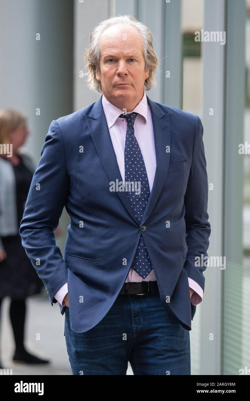 Warren Walker outside the Rolls Building at the Royal Courts of Justice ...