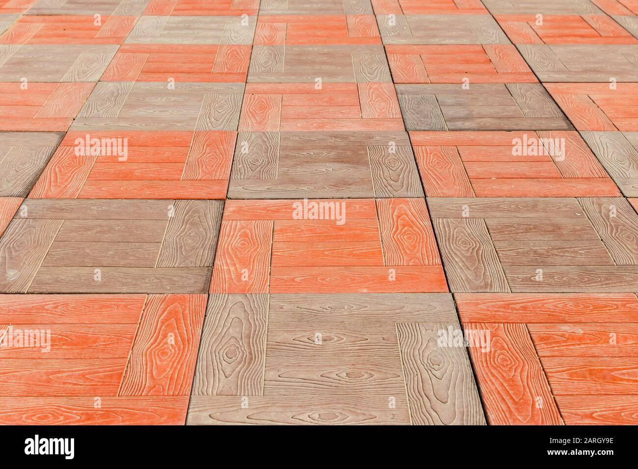 red and brown floor tiles, tiled area, background Stock Photo - Alamy
