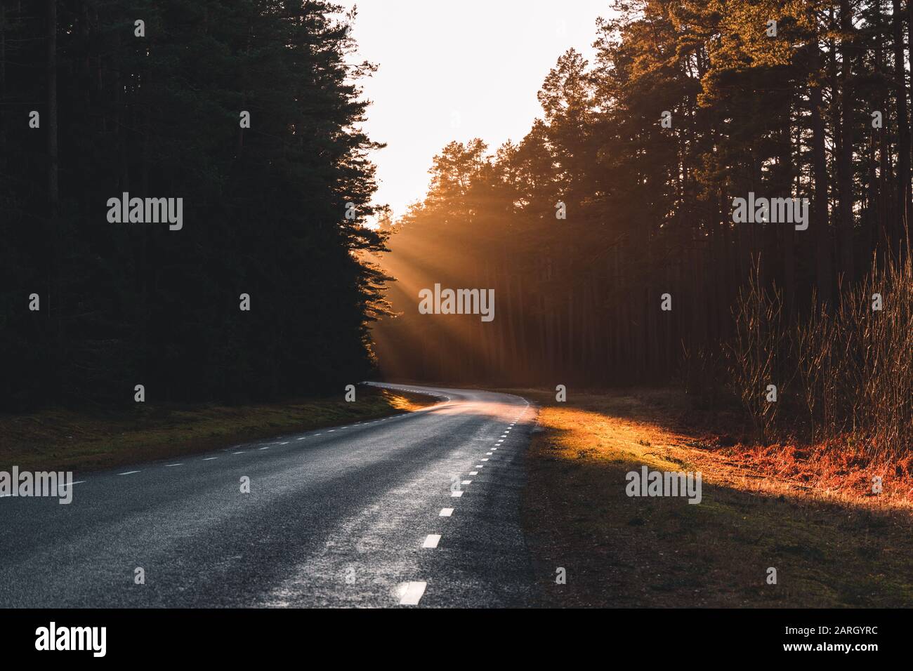 Road to Treimani Stock Photo - Alamy