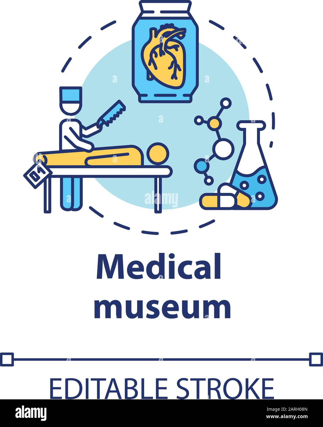 Medicine anatomy dissection autopsy illustration Stock Vector Images ...