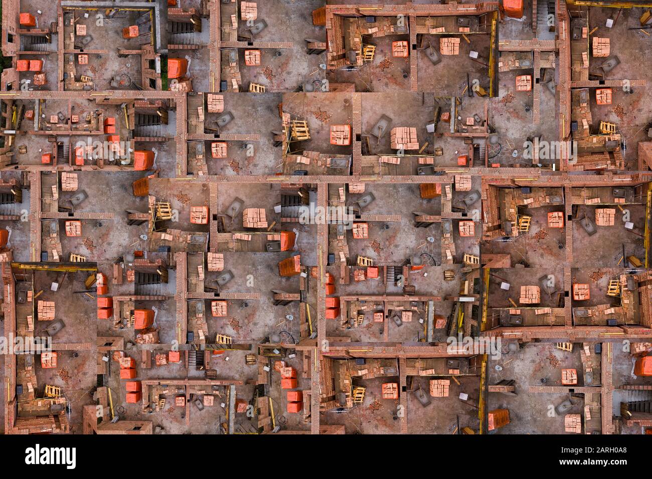 background of the construction site top view Stock Photo - Alamy