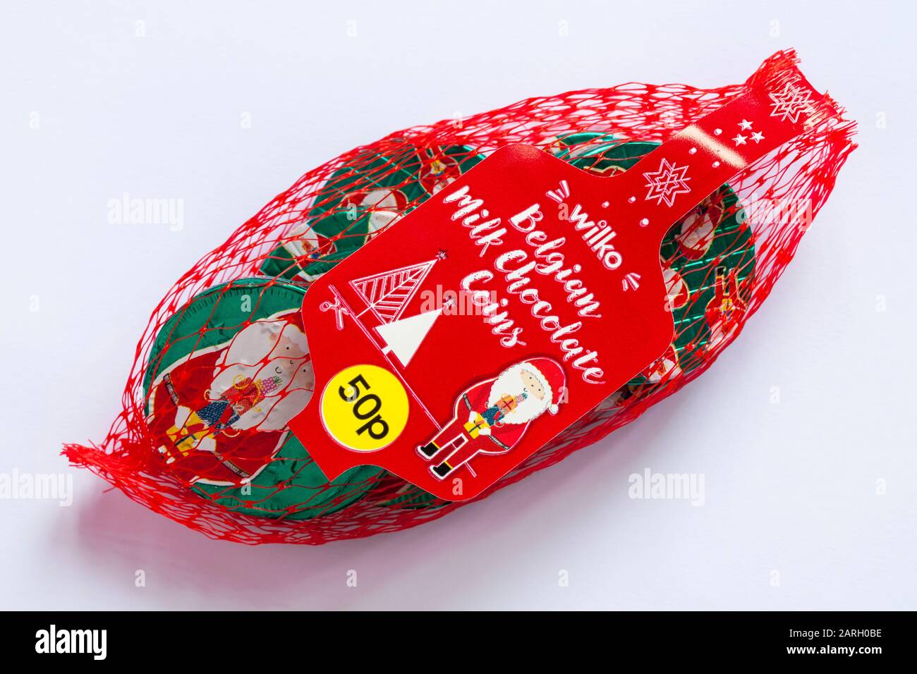 Wilko Belgian Milk Chocolate Coins chocolates with Father Christmas ...