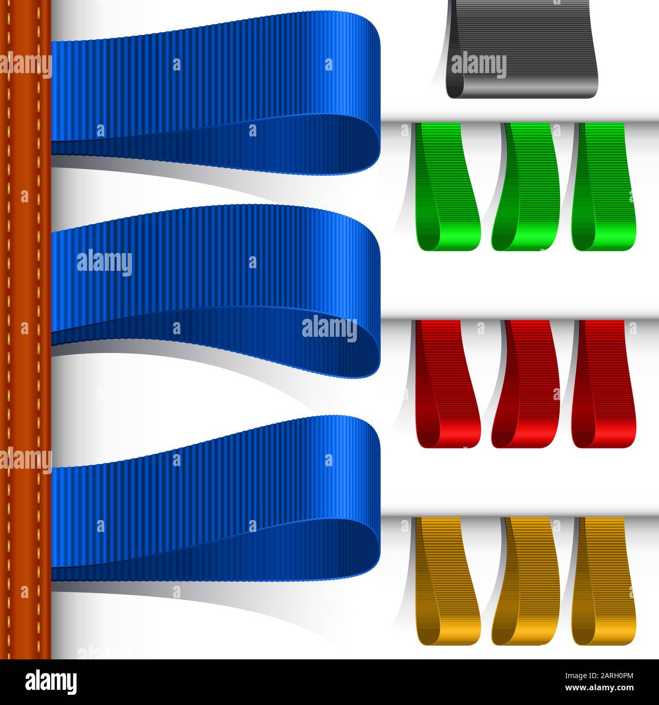 Tag-sticker from fabric in the form of a loop on which it is possible ...