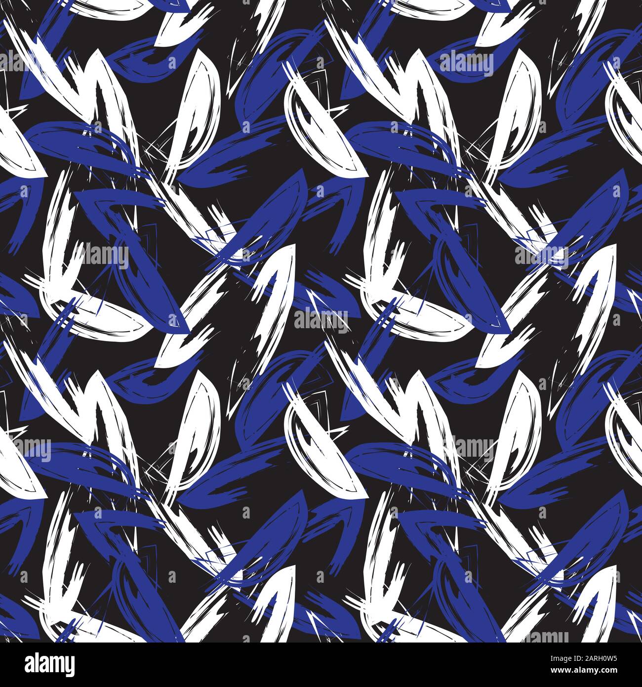 Abstract Brush Strokes Seamless Pattern - This is an abstract ...