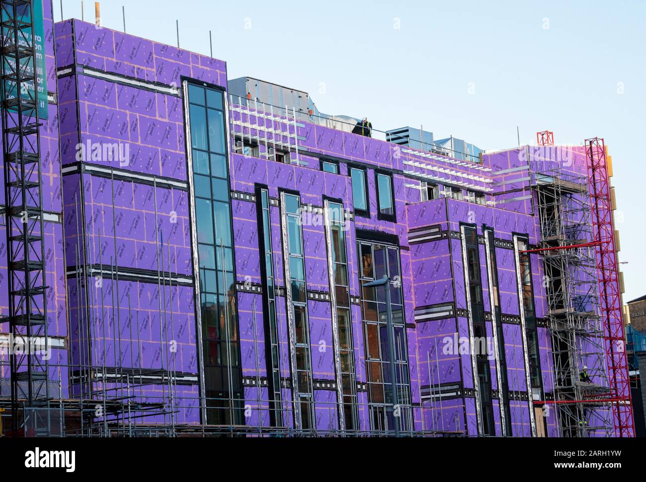 Construction off the new Nottingham College City Hub on the South Side ...