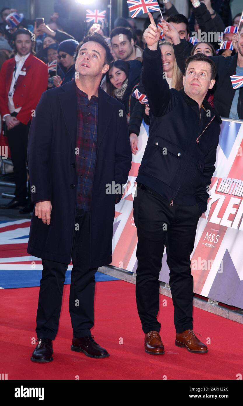 London, UK Anthony McPartlin, Declan Donnelly at Britain's Got Talent ...