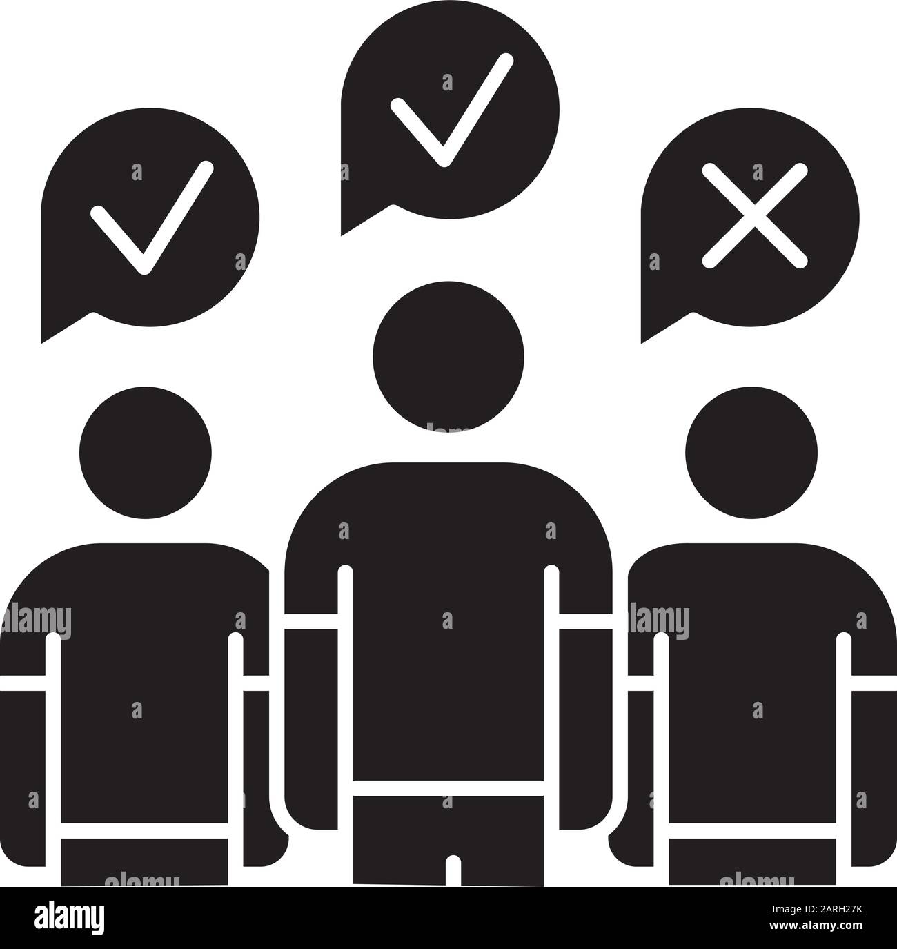 Community survey glyph icon. Group administered questionnaire. Public ... Community survey glyph icon. Group administered questionnaire. Public ...
