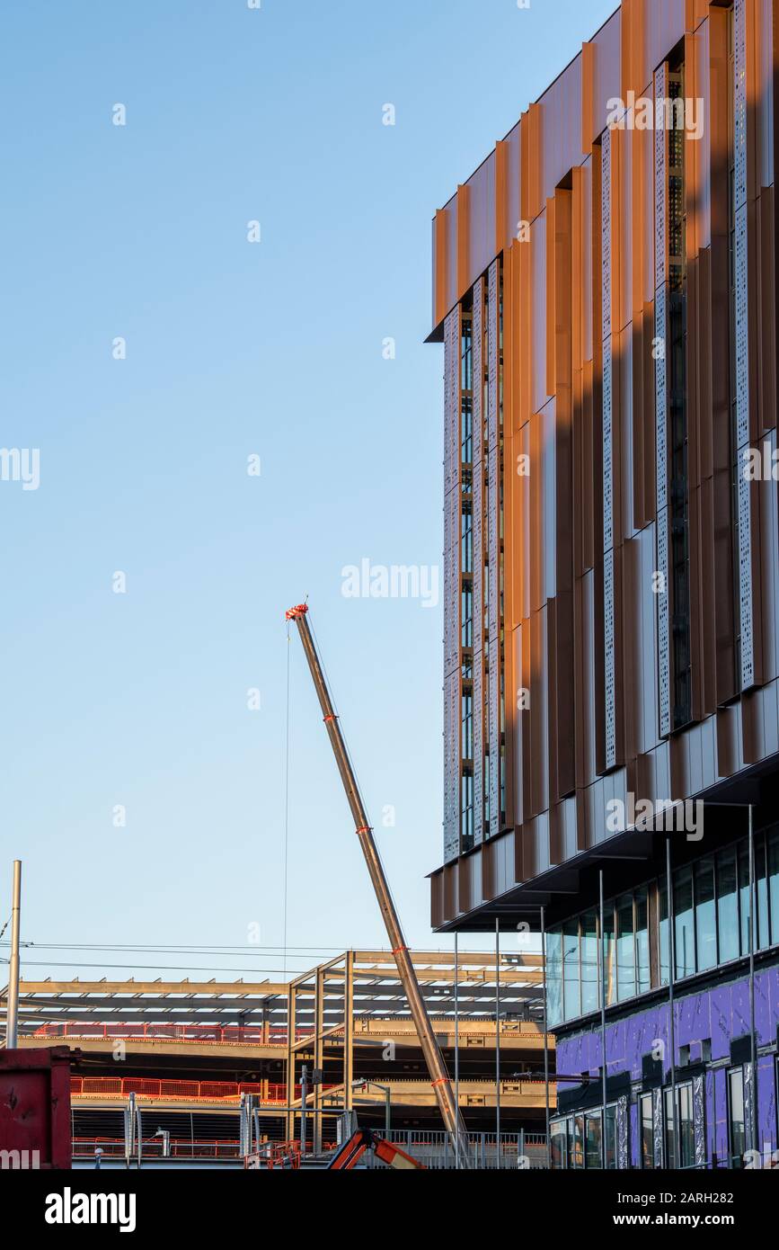 Construction off the new Nottingham College City Hub on the South Side ...